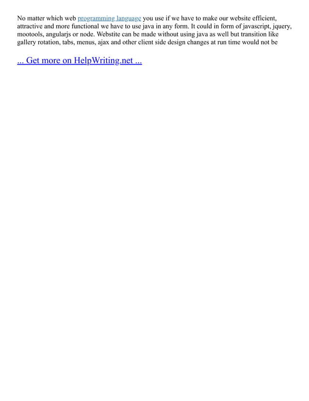 Procedural Programming Of Programming Languages | PDF