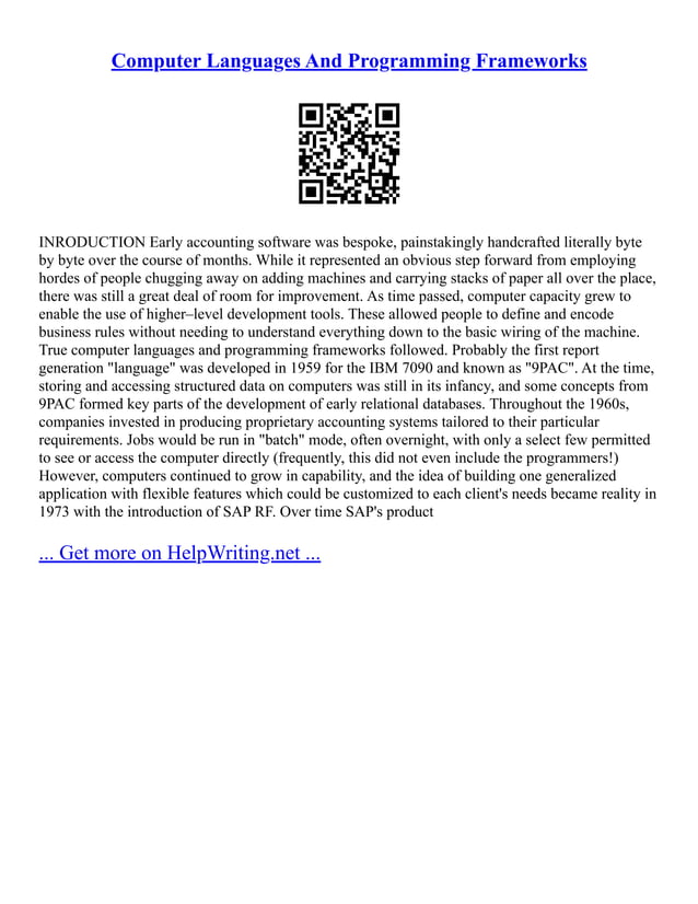 Procedural Programming Of Programming Languages | PDF | Programming Languages | Computing