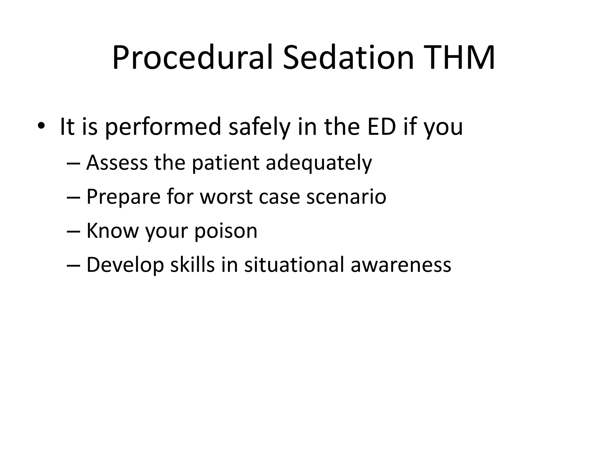 Procedural Sedation | PPTX