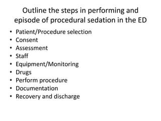 Procedural Sedation | PPTX