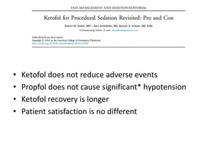 Procedural Sedation | PPT