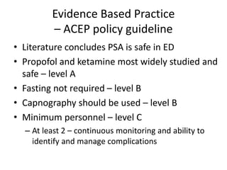 Procedural Sedation | PPTX