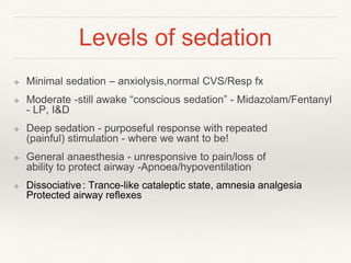 Procedural sedation and analgesia | PPT