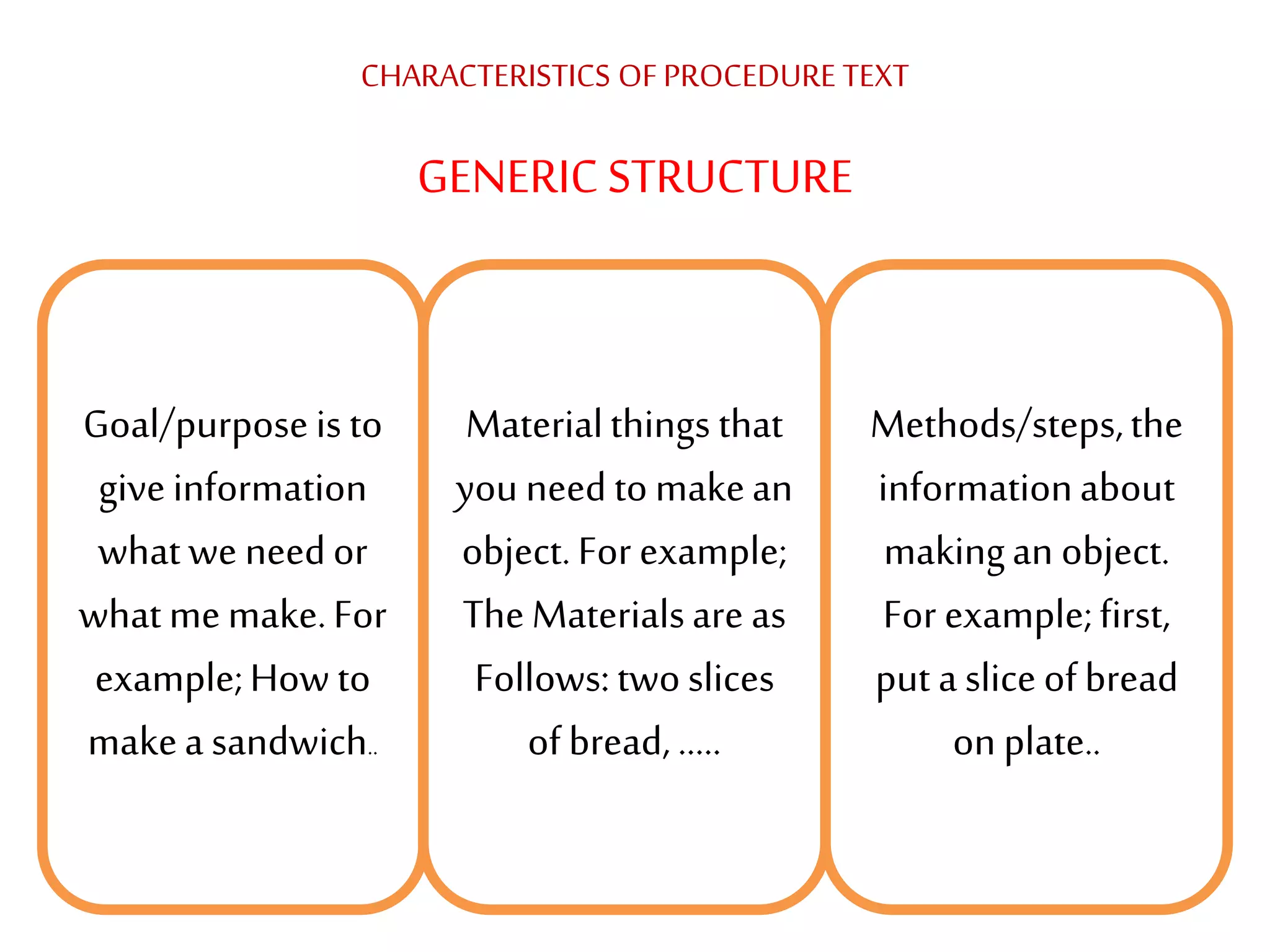 Procedural text | PPTX