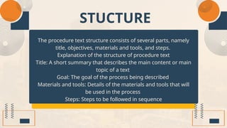 Procedural#@&"text for Senior High school | PPTX