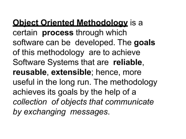 Procedure oriented programming | PPTX