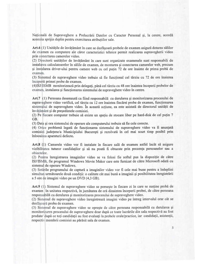 Procedura operationala camere_supraveghere_video_examennationale2012 (1 ...