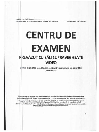 Procedura operationala camere_supraveghere_video_examennationale2012 (1 ...