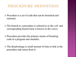 Procedure | PPT