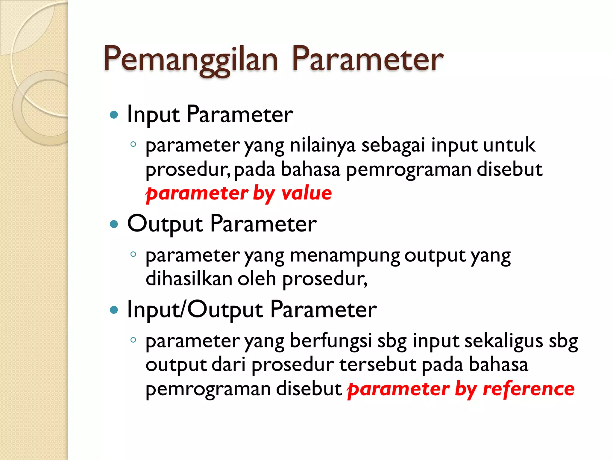 Algoritma Procedure | PDF