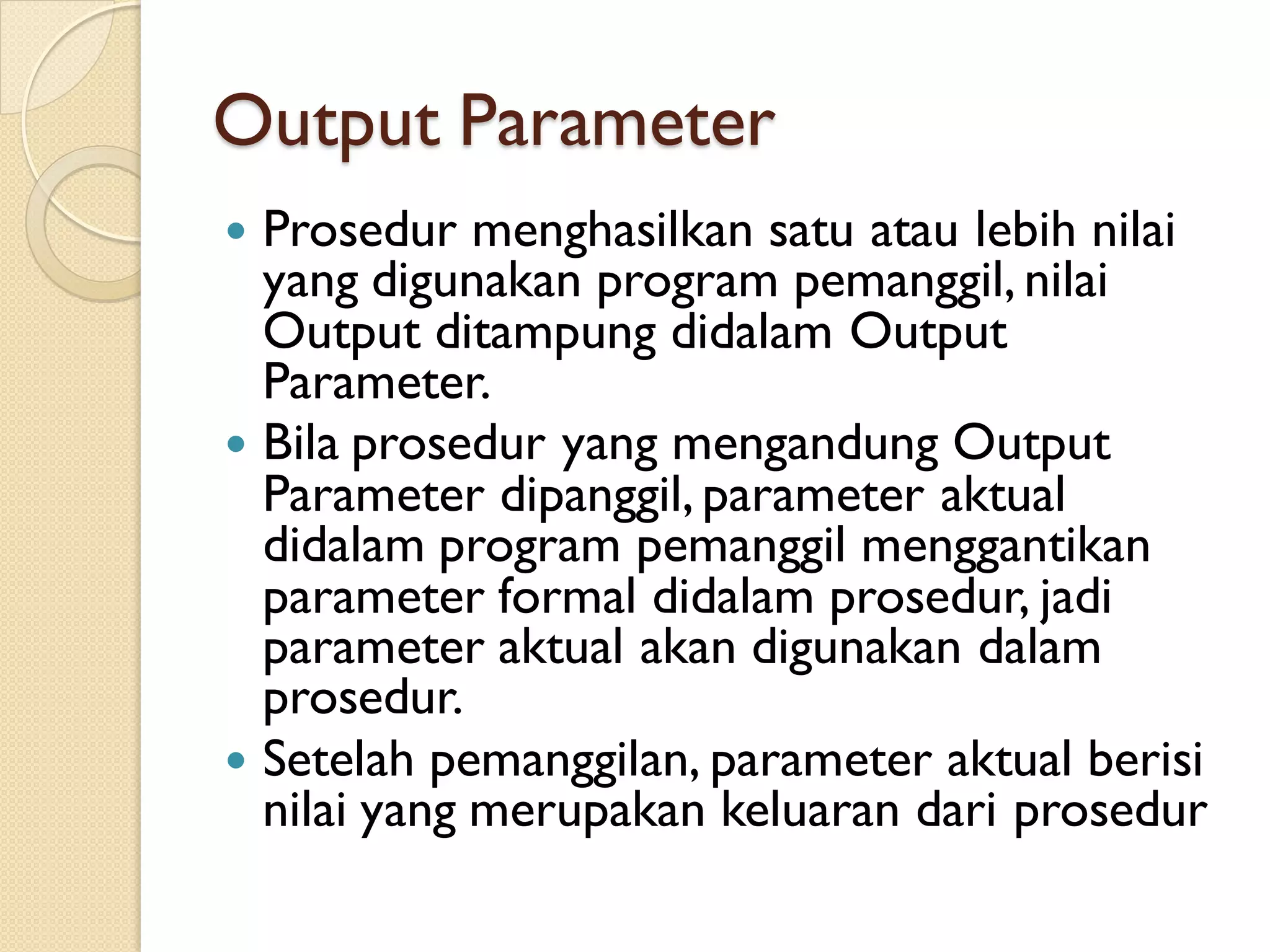 Algoritma Procedure | PDF