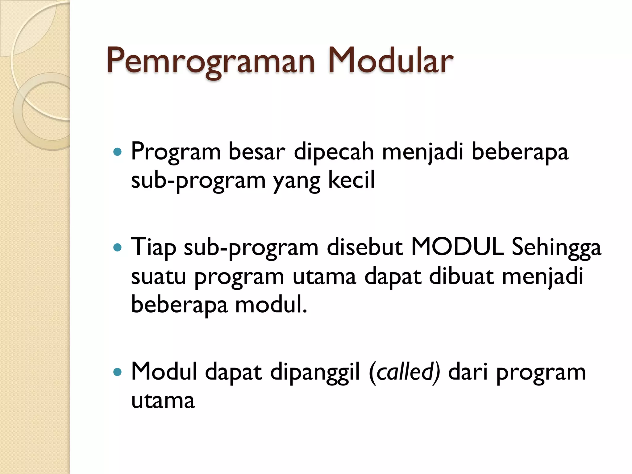 Algoritma Procedure | PDF