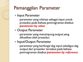 Algoritma Procedure | PDF