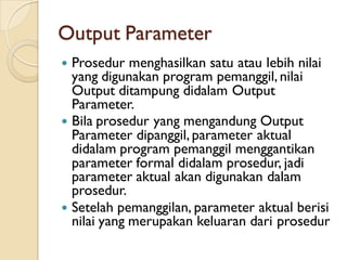 Algoritma Procedure | PDF