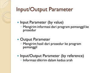 Algoritma Procedure | PDF
