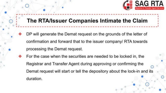 Processing the Request of RTA Agent & Issuer Companies | PDF