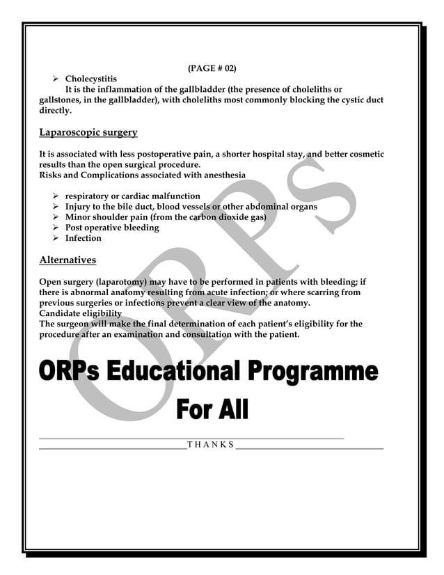 Procedure lap-chole shamshad ali | DOC