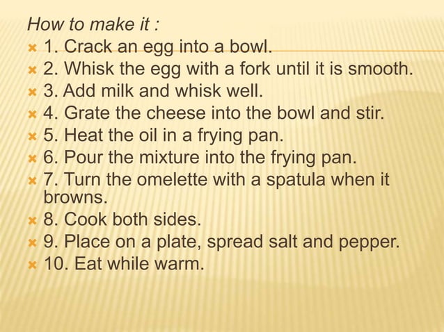 procedure Procedure Texts , tips, manuals and recipes.pptx | Free Download