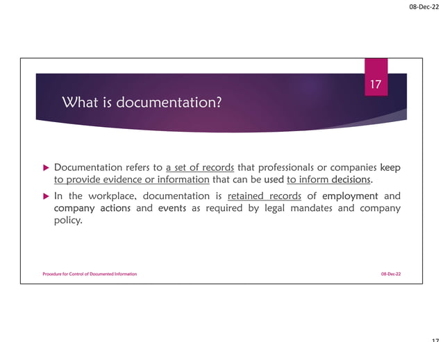 Procedure for control of Documented Information for traniee (1).pdf