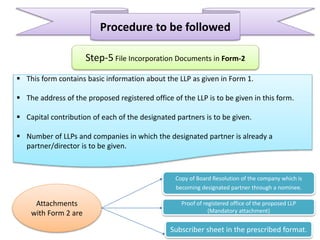 Procedure for conversion into LLP and annual filing of LLP | PPTX | Legal Services Industry ...