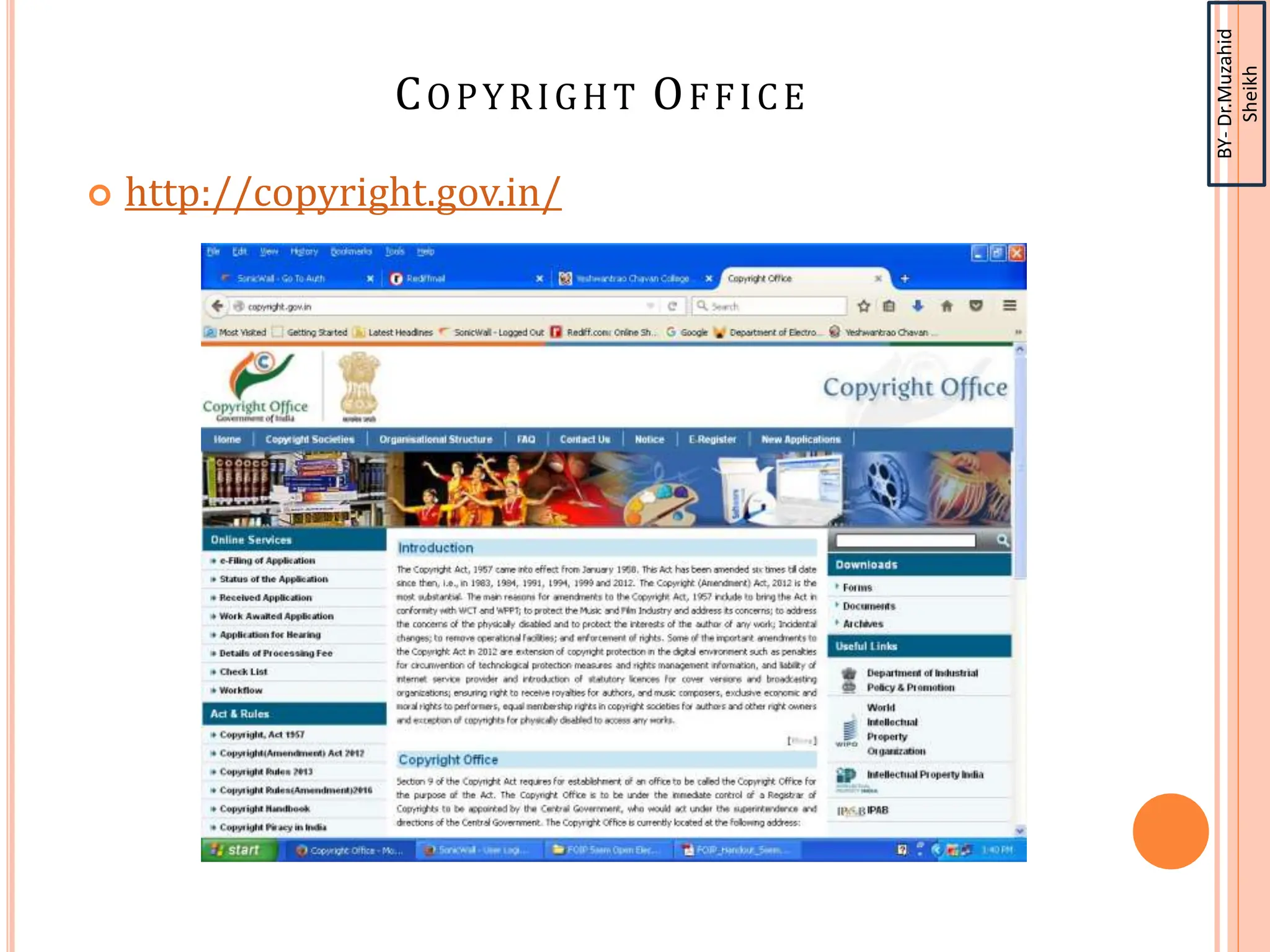 APPLICATION PROCEDURE FOR COPYRIGHT FILING.pptx