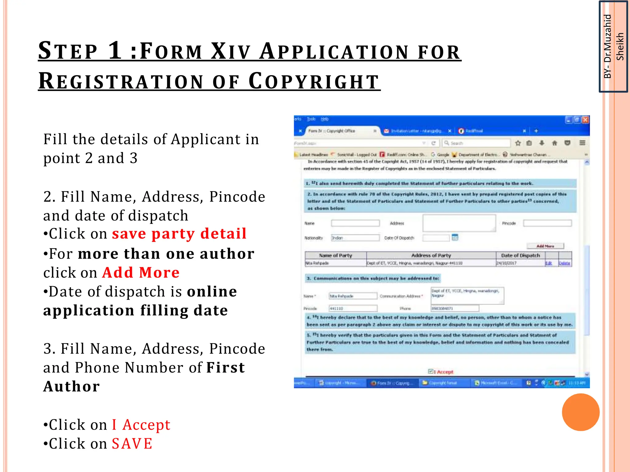 APPLICATION PROCEDURE FOR COPYRIGHT FILING.pptx
