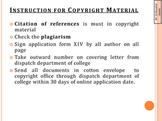 APPLICATION PROCEDURE FOR COPYRIGHT FILING.pptx