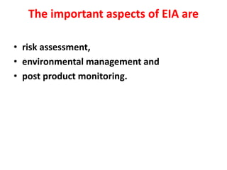 Procedure for EIA.pptx | Environmental Services Industry | Industries