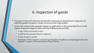 Procedure for export | PPTX