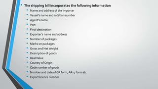 Procedure for export | PPTX