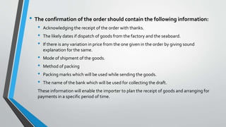 Procedure for export | PPTX