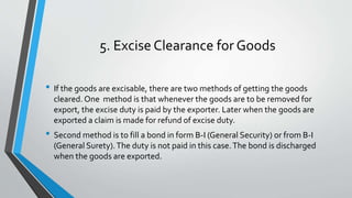 Procedure for export | PPTX