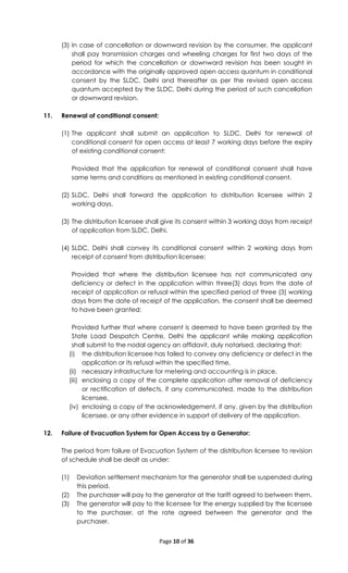 Procedure for implementation of short term open access (stoa) | PDF