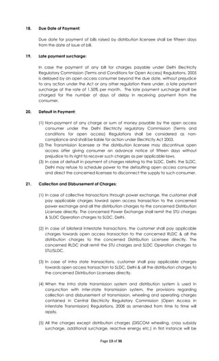 Procedure for implementation of short term open access (stoa) | PDF