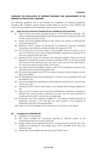 Procedure for implementation of short term open access (stoa) | PDF