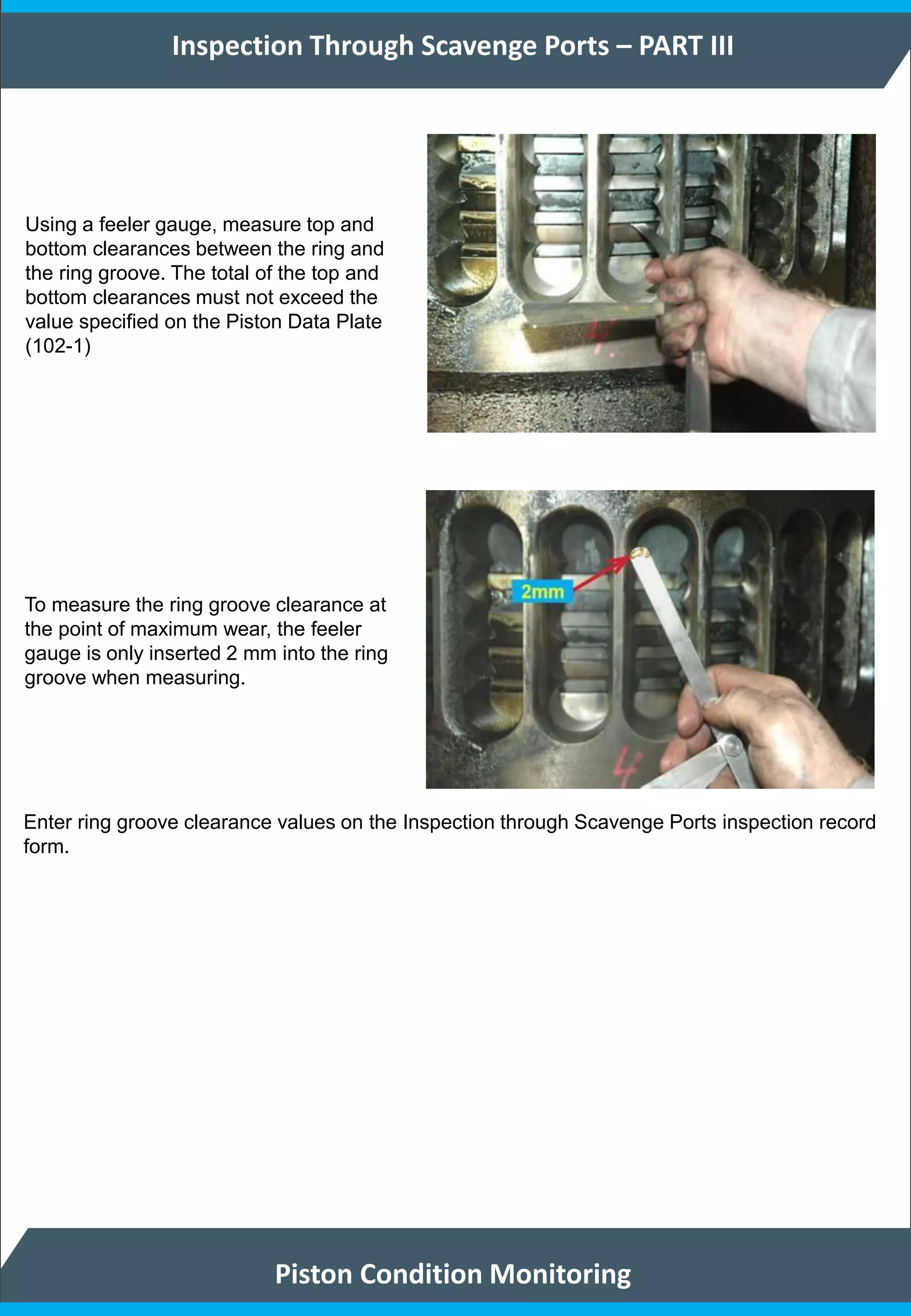 Procedure for Inspection Pistons and Cylinder Liners | PDF