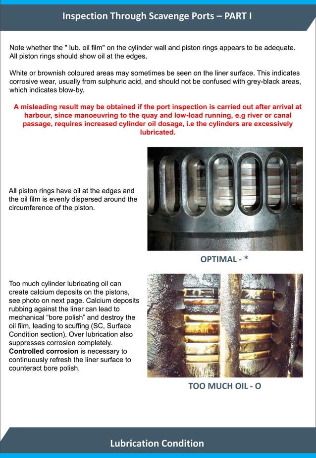 Procedure for Inspection Pistons and Cylinder Liners | PDF