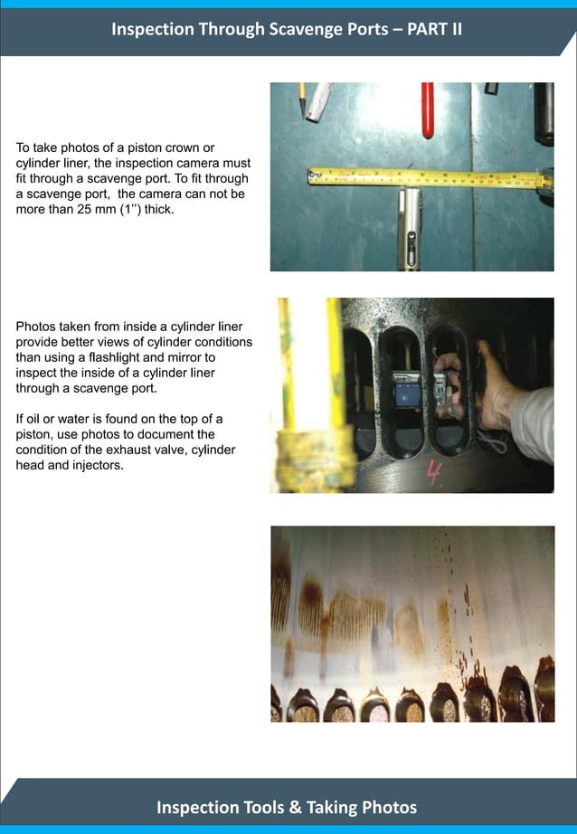 Procedure for Inspection Pistons and Cylinder Liners | PDF