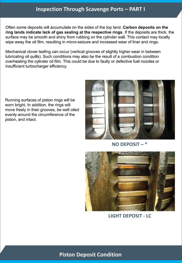 Procedure for Inspection Pistons and Cylinder Liners | PDF