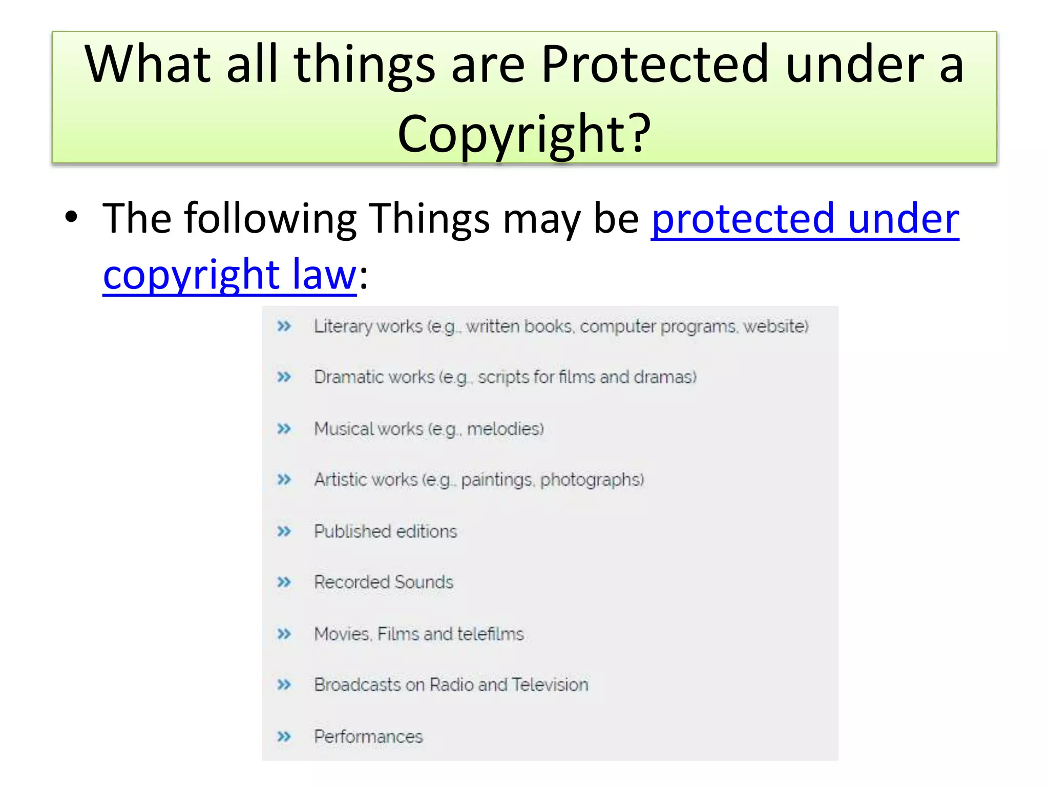 Procedure for registration of copyright | PPTX