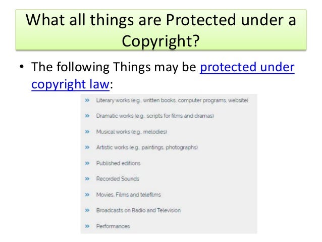 Procedure for registration of copyright