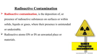 Procedure for safe handling of radioactive material and disposal of ...