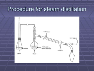 Procedure for steam distilation | PPT