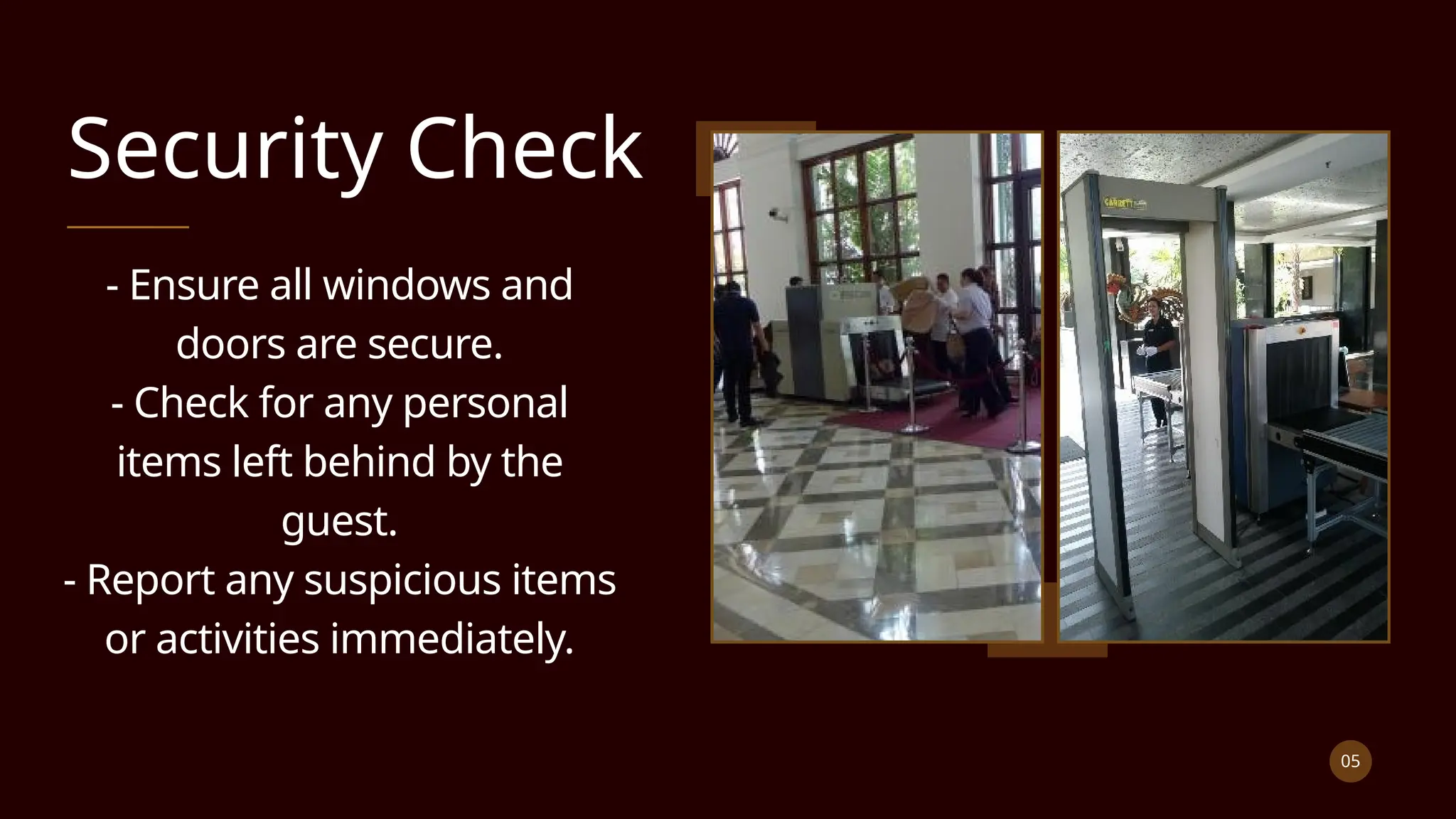 PROCEDURE IN CONDUCTING ROOM CHECK, TURN DOWN AND MAKE-UP BEDS.pptx