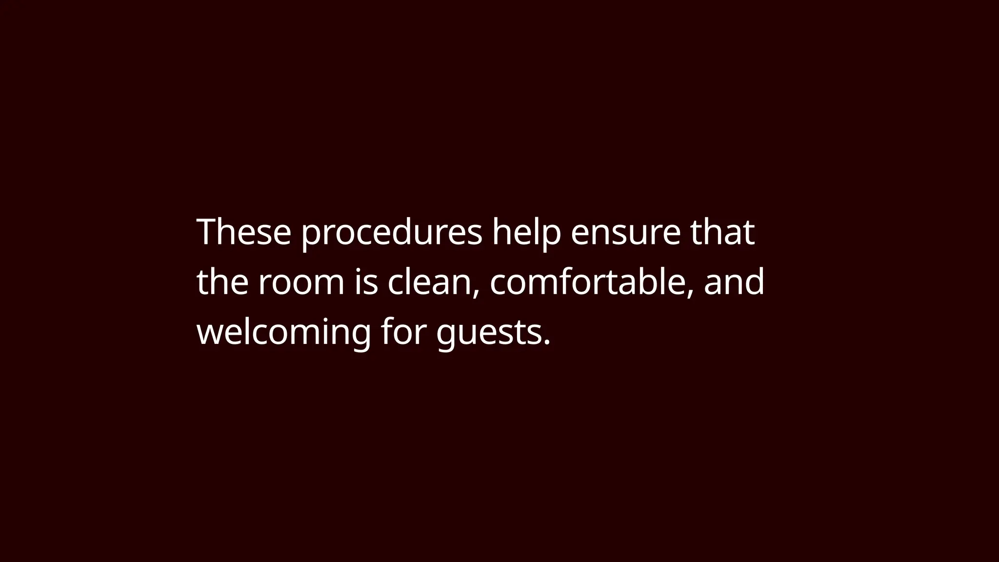 PROCEDURE IN CONDUCTING ROOM CHECK, TURN DOWN AND MAKE-UP BEDS.pptx