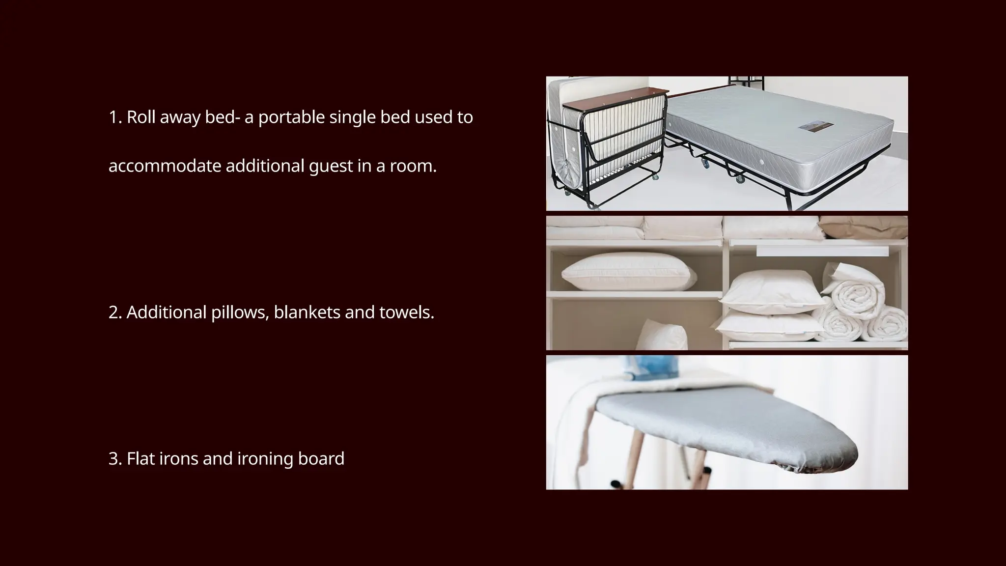 PROCEDURE IN CONDUCTING ROOM CHECK, TURN DOWN AND MAKE-UP BEDS.pptx