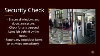 PROCEDURE IN CONDUCTING ROOM CHECK, TURN DOWN AND MAKE-UP BEDS.pptx