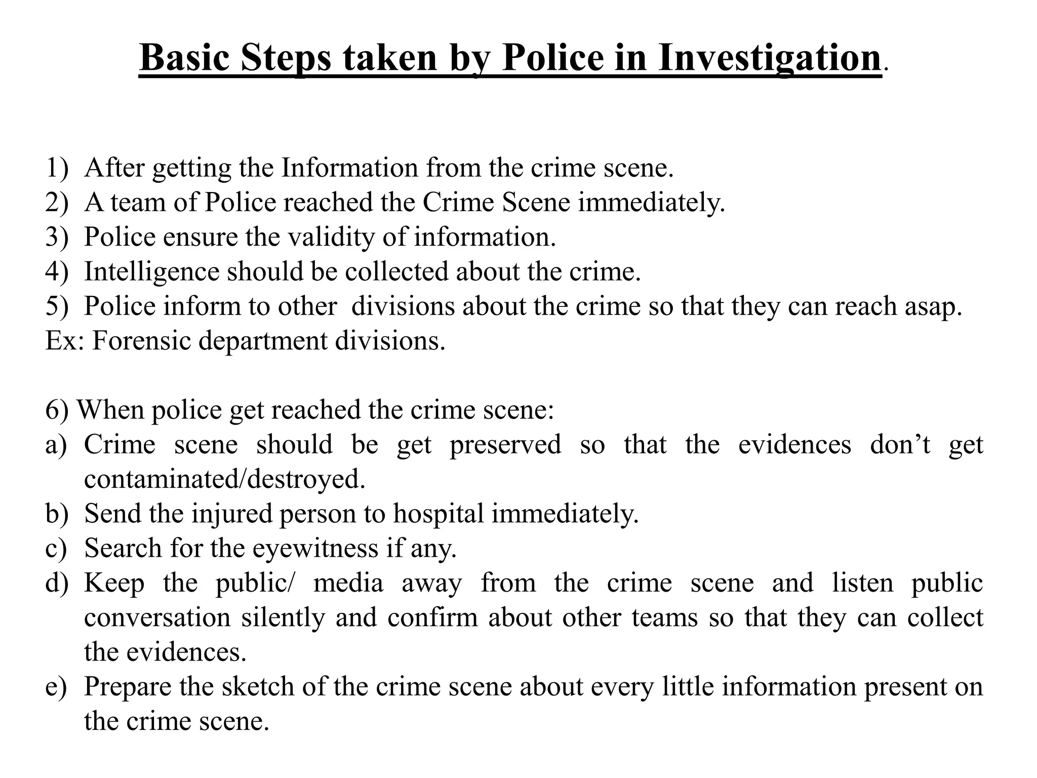 Procedure of investigation (Indian Perspective) | PPTX