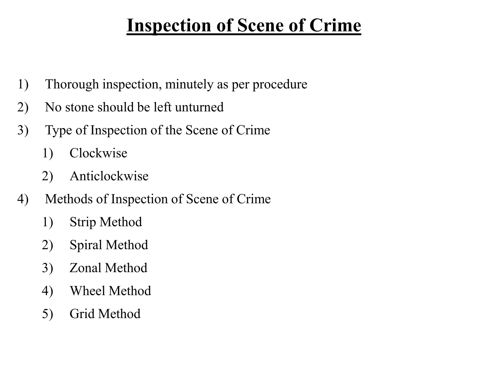Procedure of investigation (Indian Perspective) | PPTX