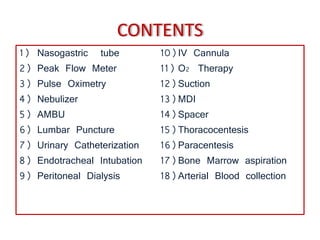 Procedures in Pediatrics | PPTX
